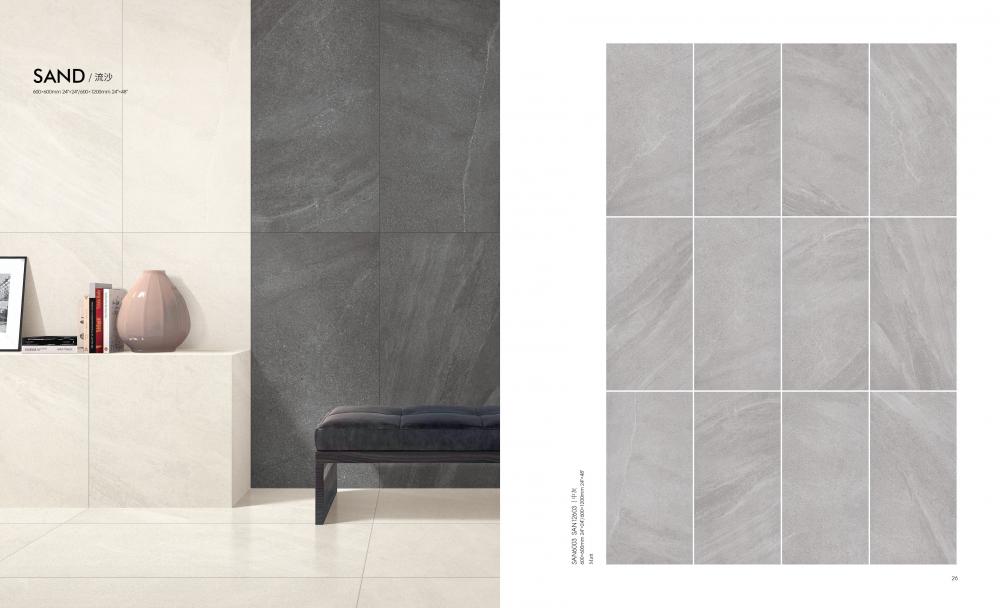 Parcos Floor Tile Sand Stone Glazed Procelain Tile, High Quality Parcos ...