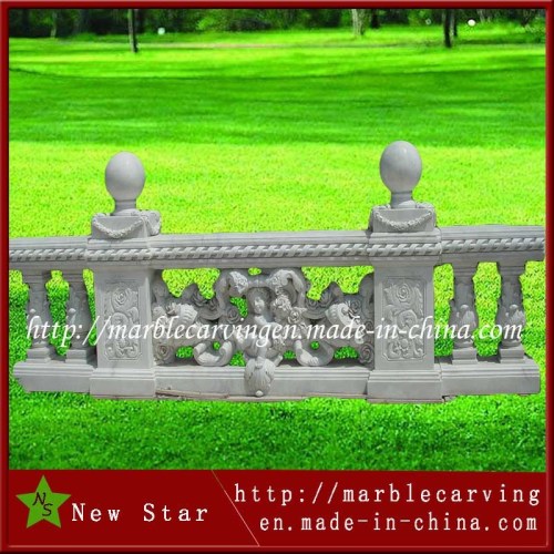 Chinese White Hand-carving Marble Balustrade, High Quality Chinese ...