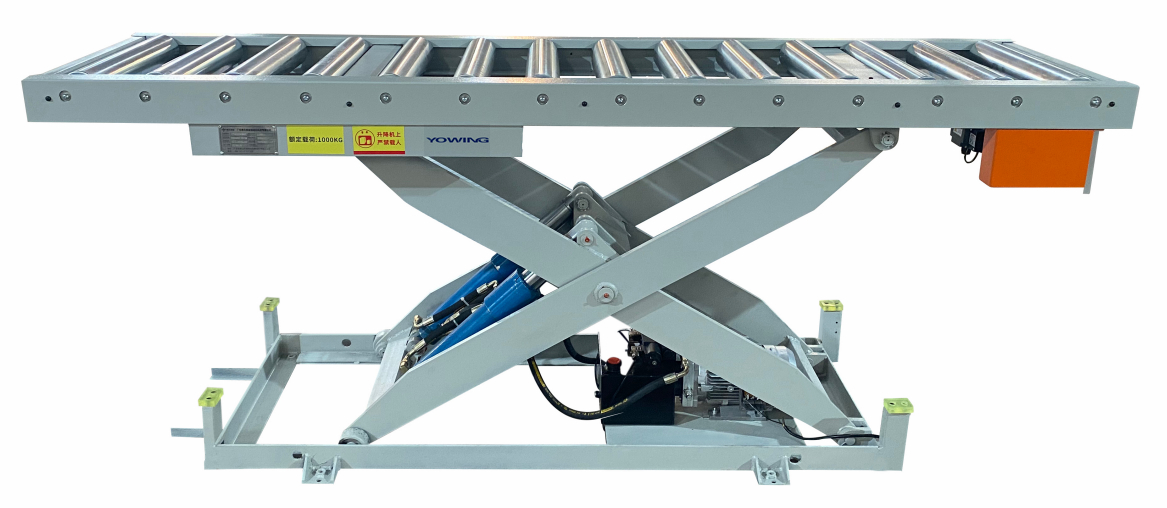 1 Ton Lifting Roller Table For Cnc Panel Saw Wood Panel Loading, High ...