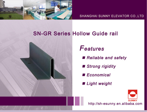 Elevator Hollow Guide Rail (sn-gr), High Quality Elevator Hollow Guide ...