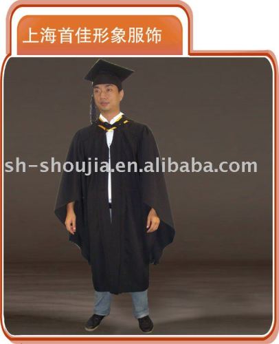Graduation Gown, Academic Gown, Graduation Robe, High Quality ...