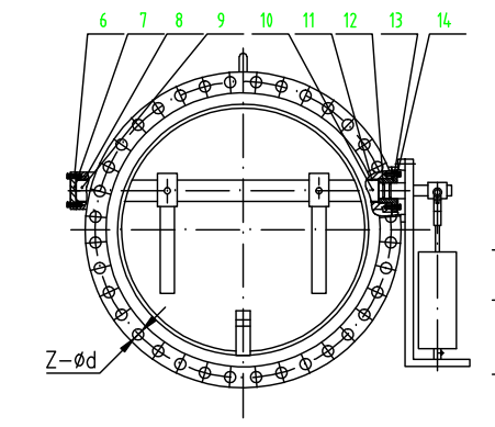 Slanting Disc Check Valve Dn150-dn2000 Pressure Pn10/16/25 Ductile Iron ...