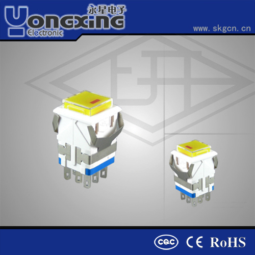 6 Pin Push Button Switch Double Pole Push-button Switch Kd2 Push Button ...