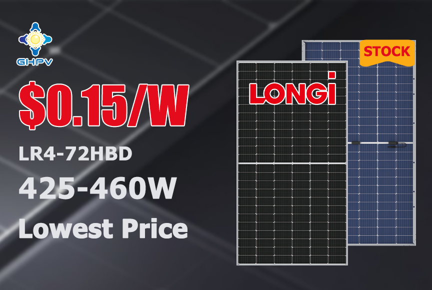 Longi Solar Hi-mo X6 440w-450w Full Black Half Cell Pv Modules ...