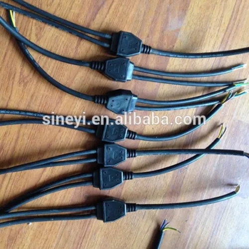 Waterproof Electric Y Type Multi Connector With Pvc Or Nylon, High ...