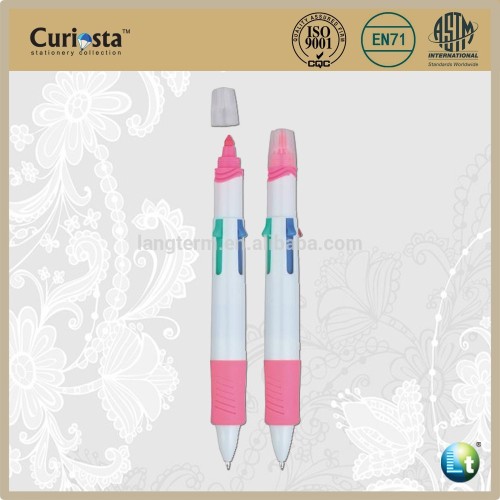 Double Nibs Highlight Marker And Ballpoint Pen, High Quality Double ...