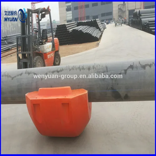 Polyethylene Plastic Dredging Pipe For Floating Pipes On Water, High ...