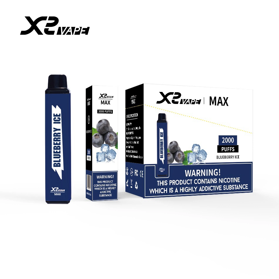 Fruit Taste 2000 Puff Xrvape Max Pro Disposable Herbal Vaporizer, High ...