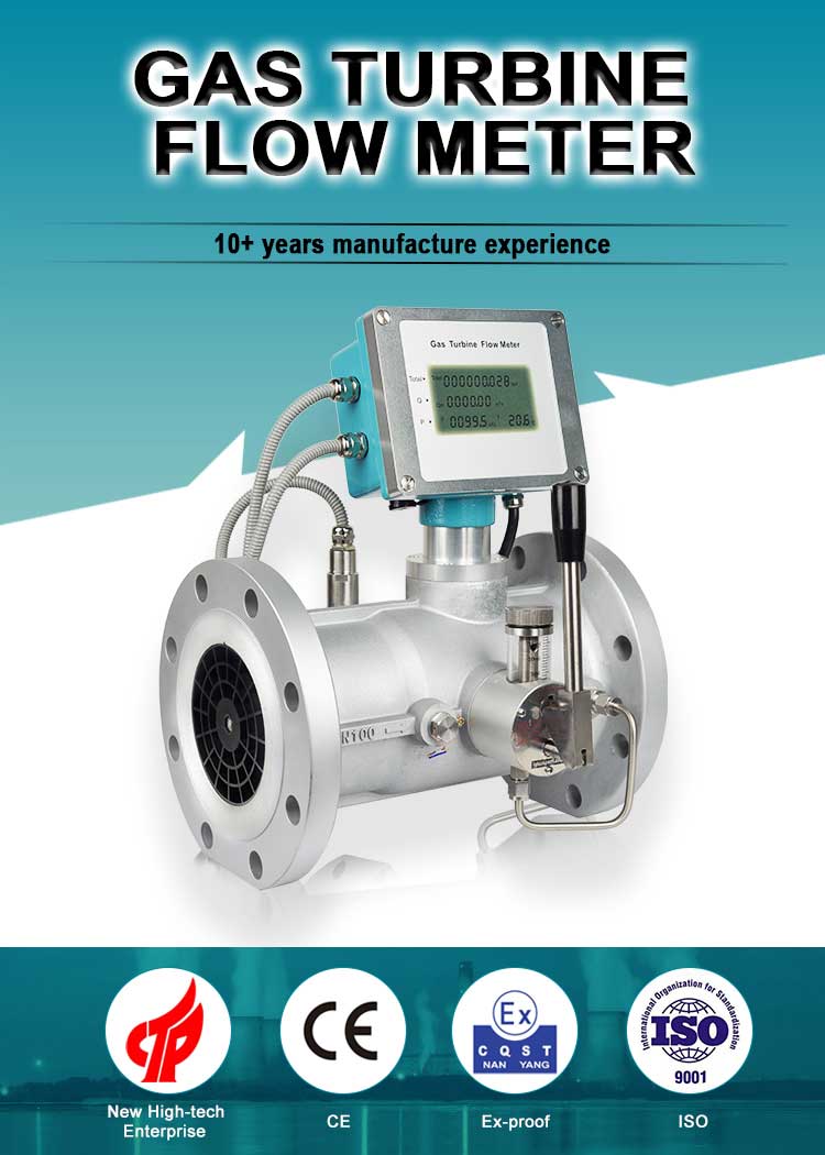 Rs485 Digital Natural Gas Turbine Flow Meter, High Quality Rs485 ...