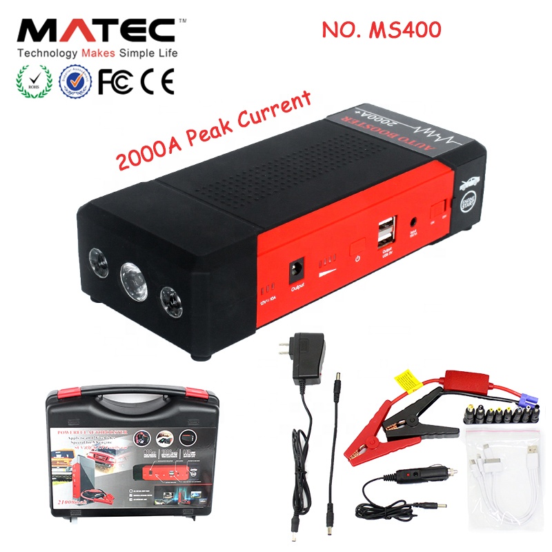 2021 12v Car Jump Starter 2000a With 24000mah Power Bank, High Quality ...