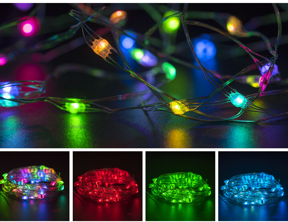 Dc5v Ws2812b Usb And Battery Box Rgb Led Pixel String Light Set With ...