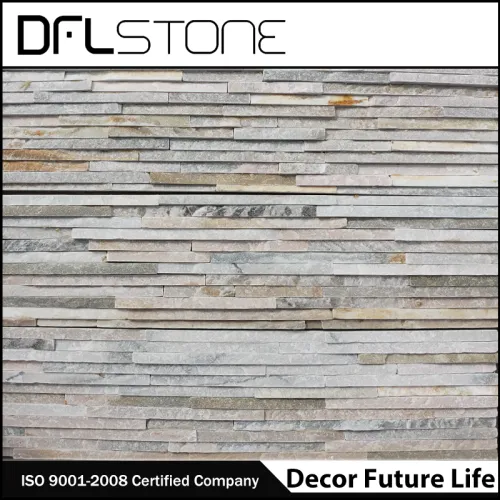 Water Flow Beige Natural Stacked Stone Panel, High Quality Water Flow ...