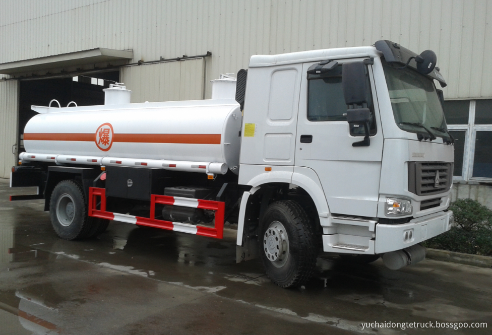 Howo 10000 Liters Fuel Tank Truck, High Quality Howo 10000 Liters Fuel ...