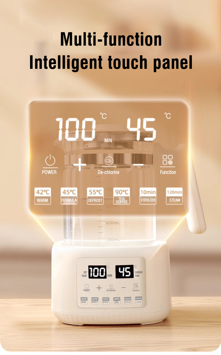 1.2l Digital Electric Kettle With Auto Shut-off And Keep Warm Function ...