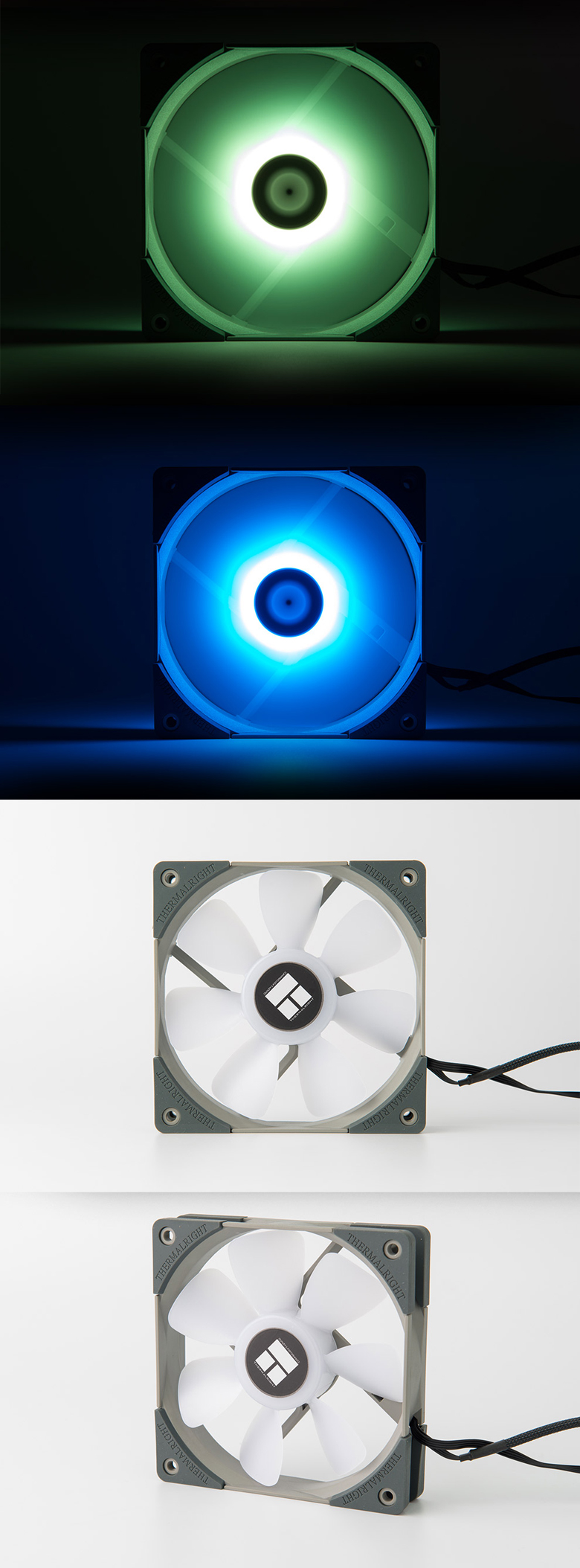 Thermalright 120mm Smart Pwm Fan - 400-1500 Rpm Cpu Cooler Radiator ...