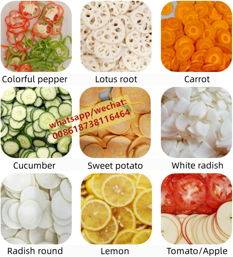 High Speed Fruit And Vegetable Slicing Equipment: Cucumber, Banana ...