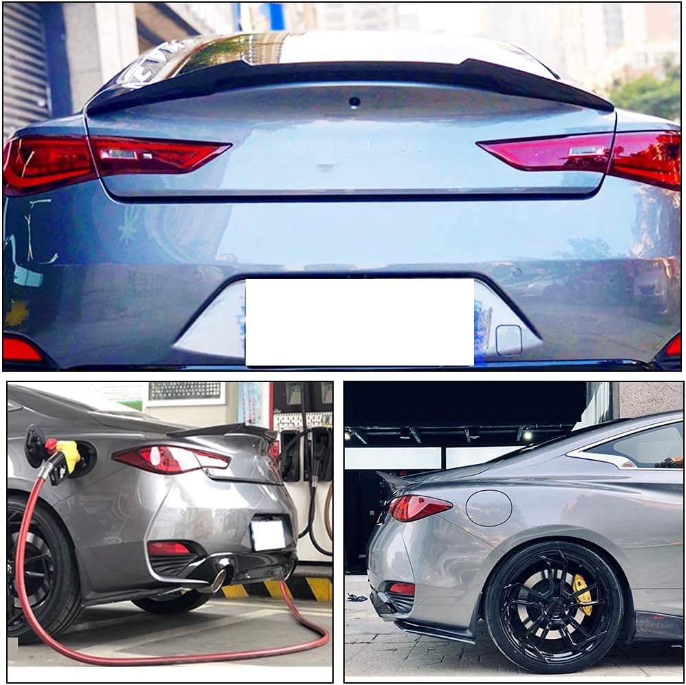 M4 Style Carbon Fiber Rear Spoiler Wing For Infiniti Q60 2017-2019 ...