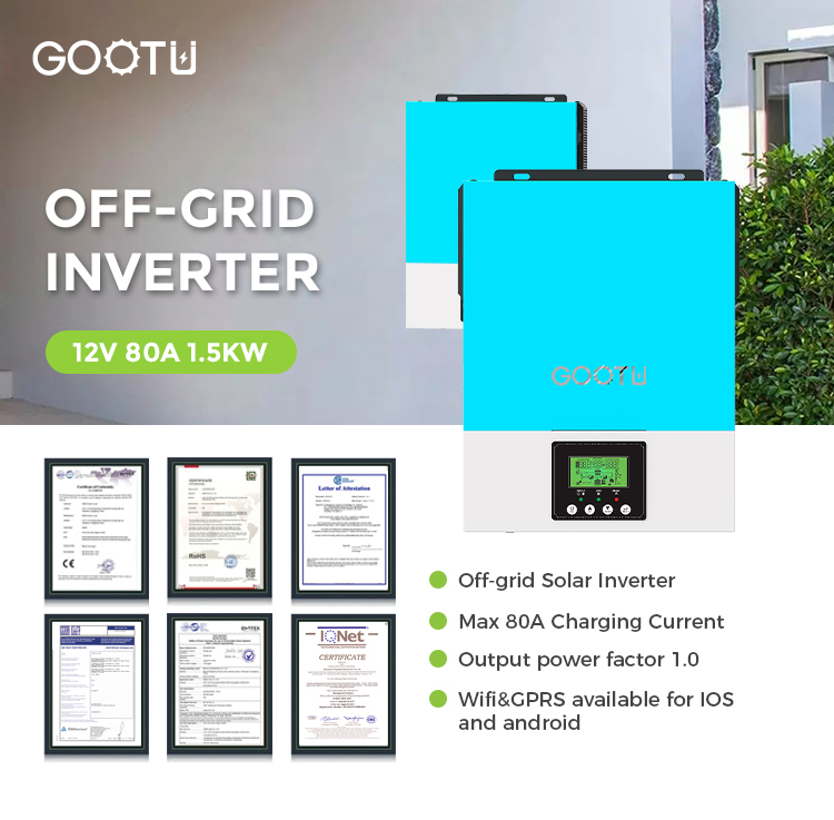 Gootu 12v 1500w Off 그리드 인버터, Bossgoo.com의 고품질 Gootu 12v 1500w Off 그리드 인버터
