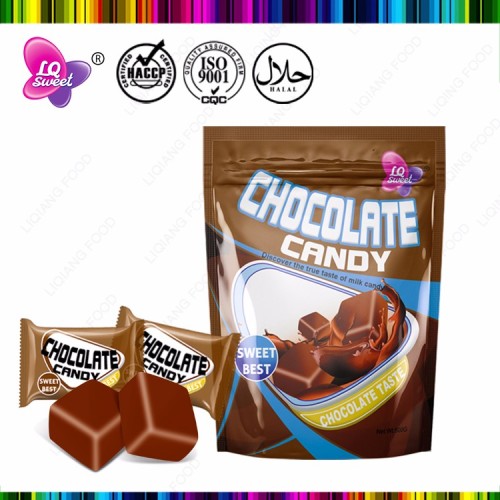 Halal Chocolate Flavored Chewy Toffee Candy, High Quality Halal ...