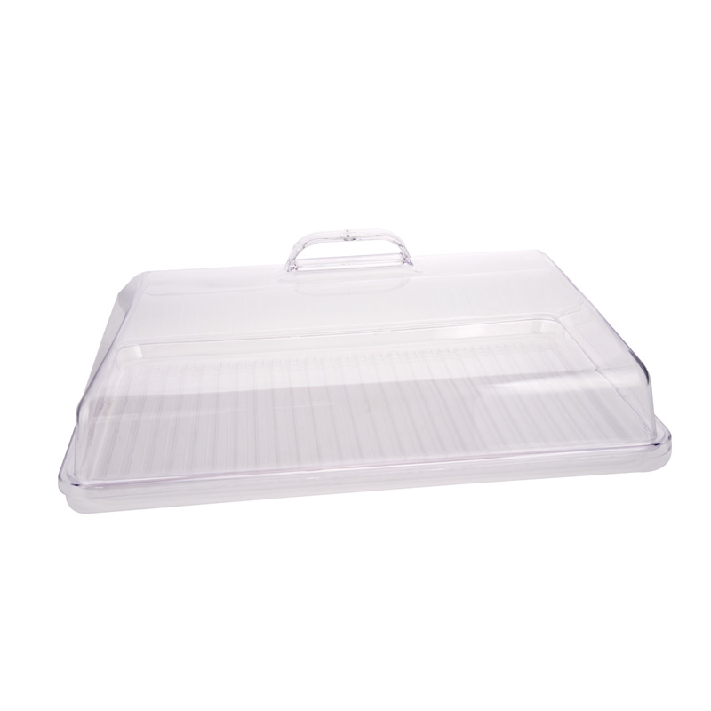 16x22 Inch Polycarbonate Dome Rectangular Food Cover With Handle, High ...