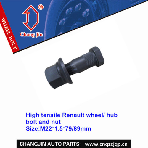 High Tensile Renault Wheel/ Hub Bolt And Nut, High Quality High Tensile ...