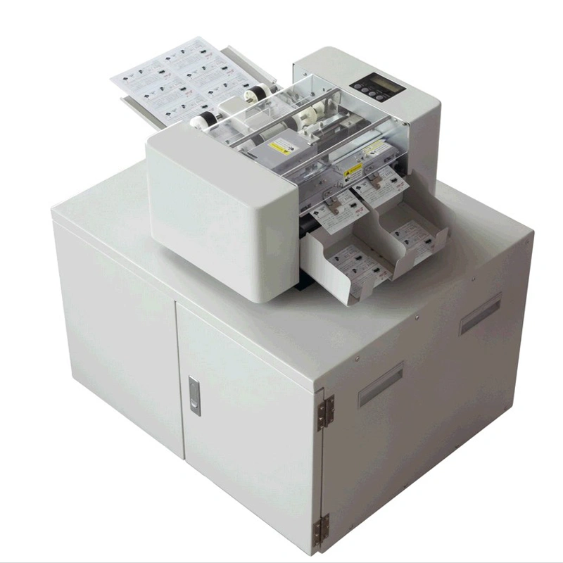 Business Name Card Cutting Machine with Table China Manufacturers ...