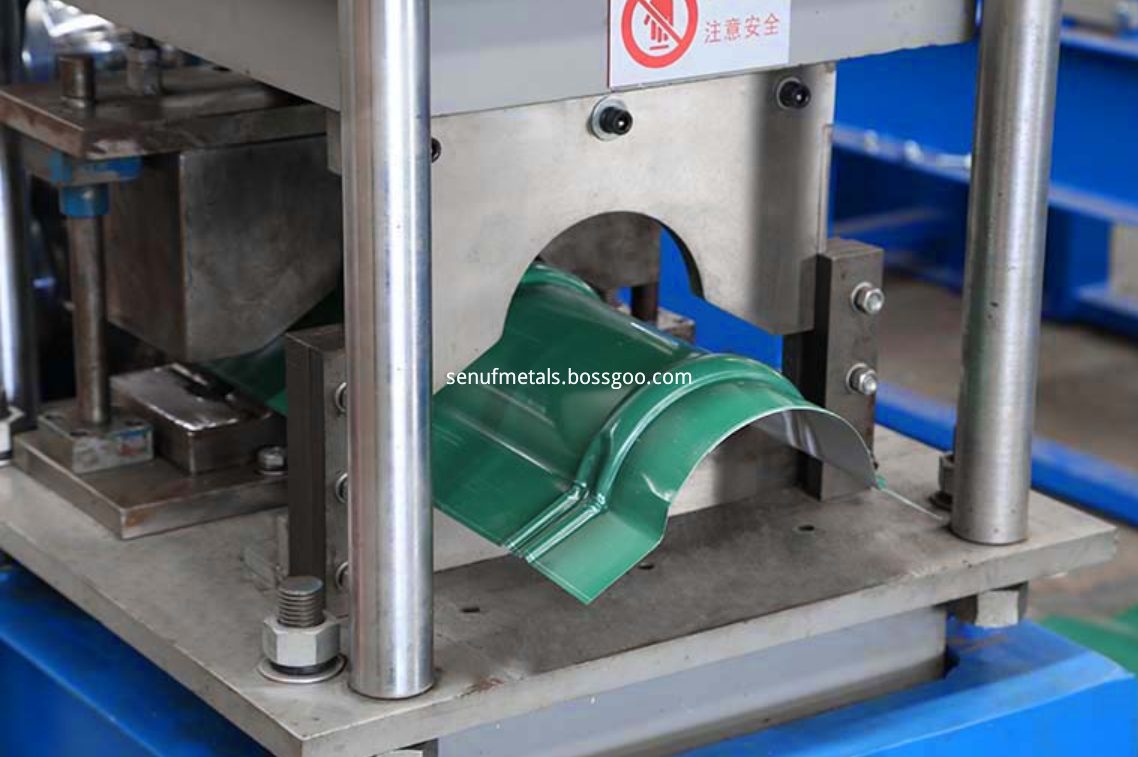 Aluminium Roof Ridge Cap Roll Former Equipment, High Quality Aluminium ...