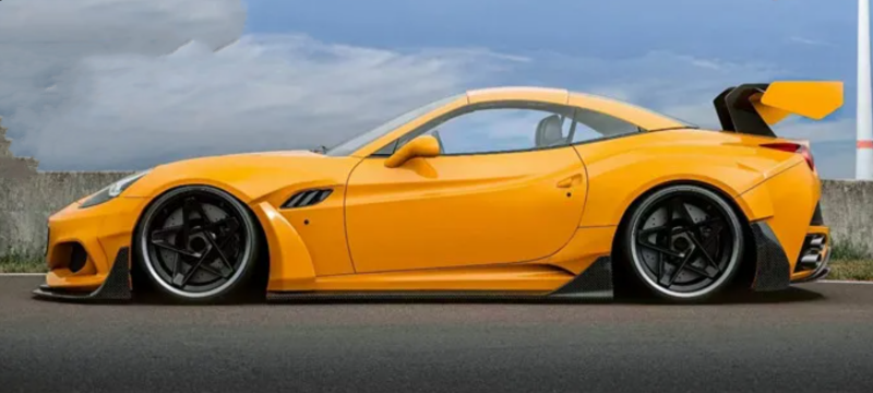 Upgraded S Wide Body Kit For Ferrari California - Dry Carbon Fiber ...