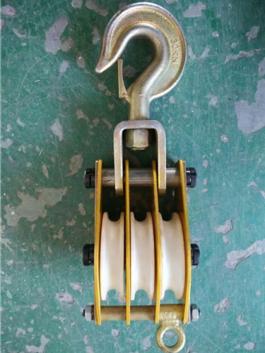 Nylon Sheave Wire Rope Hoisting Tackle, High Quality Nylon Sheave Wire ...