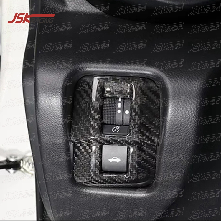 Dry Carbon Fiber Rear Trunk Door Switch Cover For 2021-2022 Toyota Gr86 ...