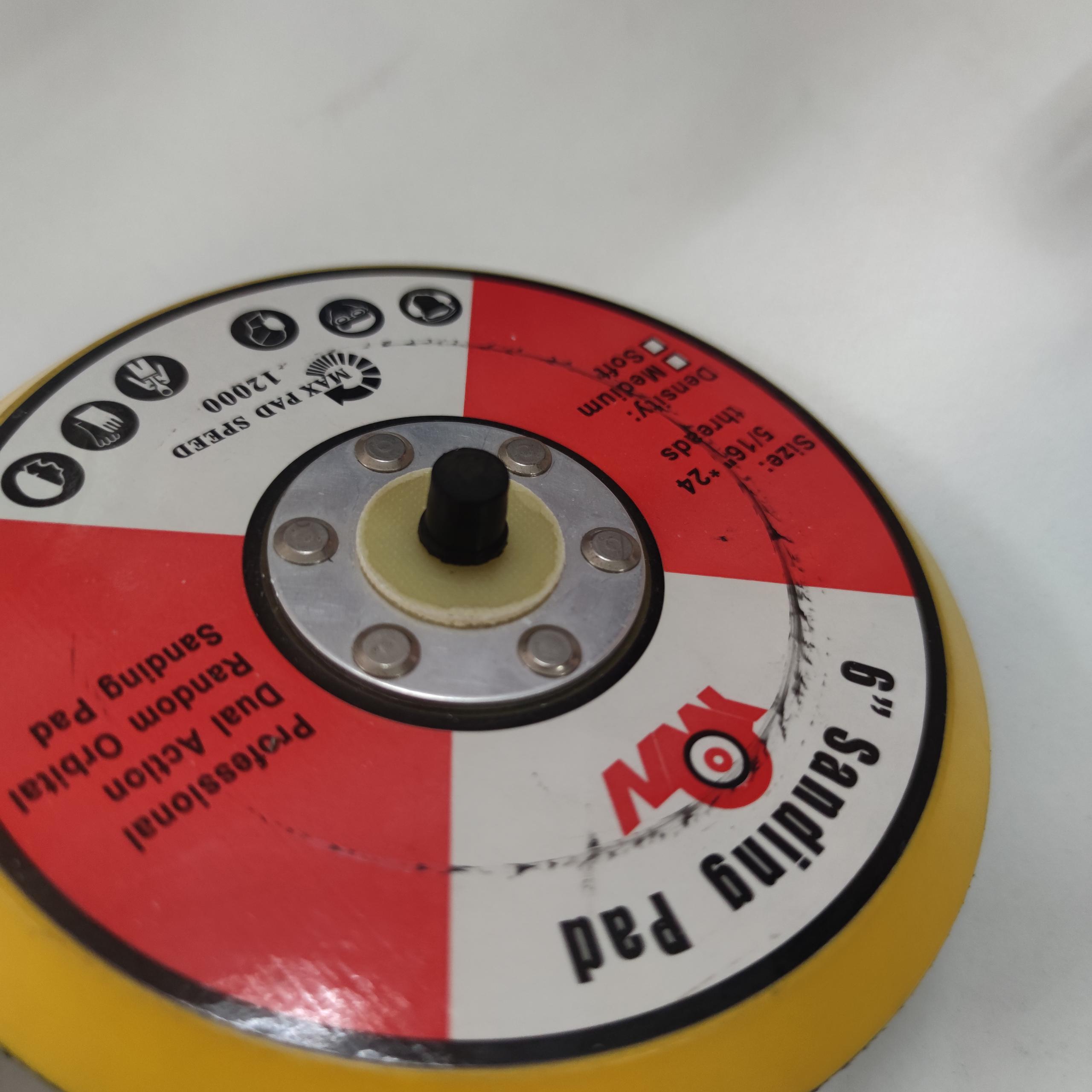 6 Inch Pneumatic Disc Backing Pads For Pneumatic Grinding Machine ...