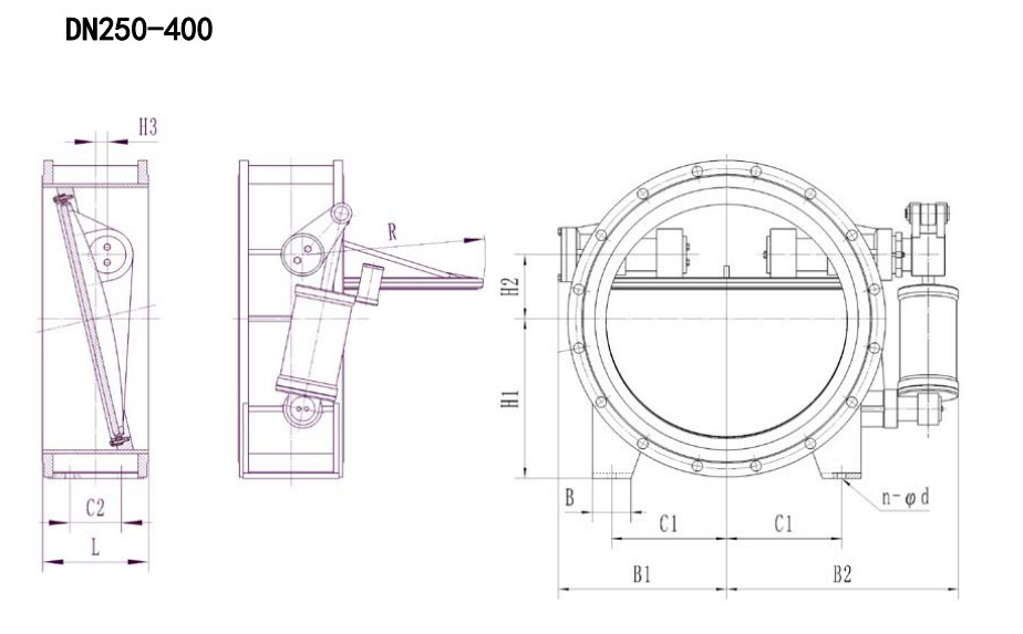 Ductile Iron Tilting Disc Check Valve With Counterweight & Hydraulic ...