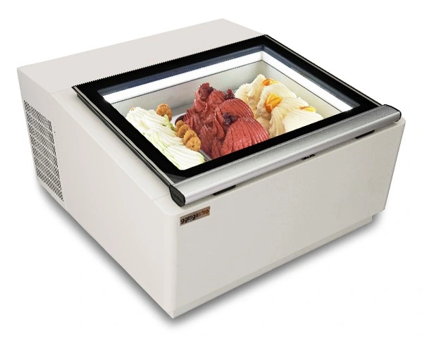 Ce Approval Ice Cream Display Freezer Ice Cream Gelato Showcase, High ...