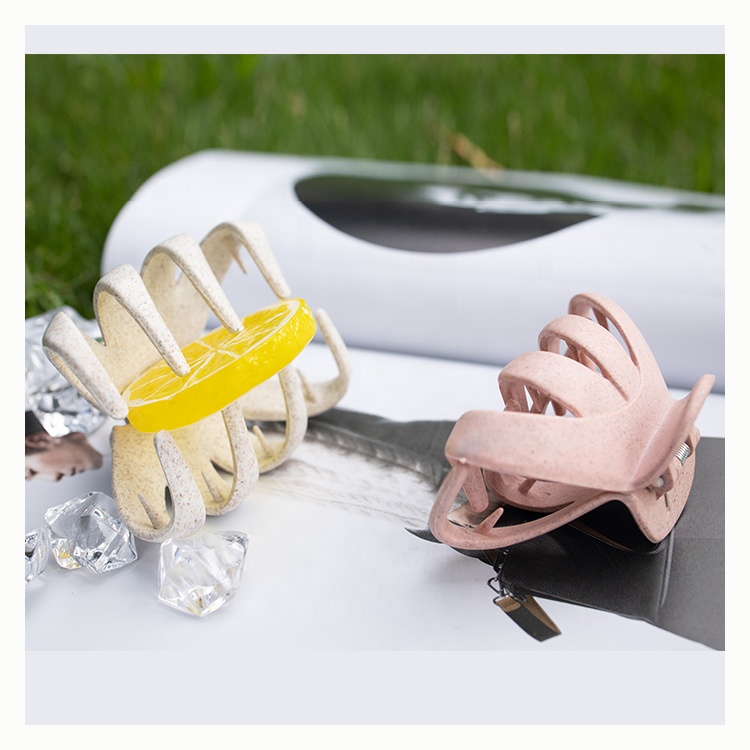 Biodegradable Pp Straw Octopus Hair Claw Clip, Bossgoo.com의 고품질 ...