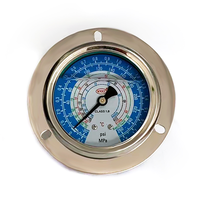 60mm Multi Connection Types Refrigerant Pressure Gauge, High Quality ...