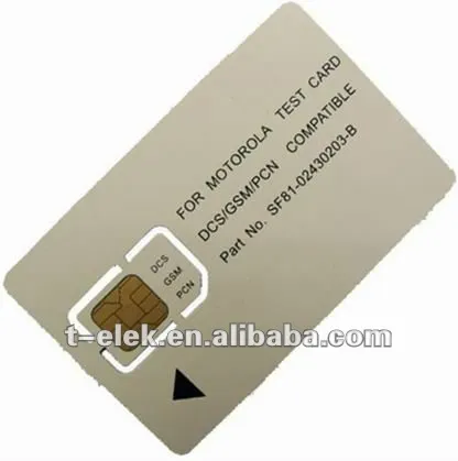 Gsm Mobile Phone Test Card Gsm Test Sim Card For Nokia/ Motorola ...