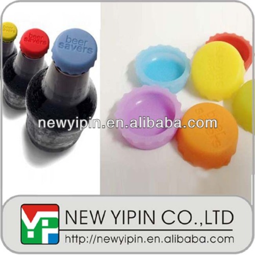 Custom Jelly Color Silicone Non-refillable Beer Bottle Cap, Silicone ...