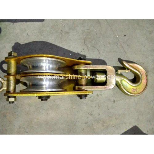 Twin Sheave Block and Tackle Double Tackle Pulley China Manufacturers ...