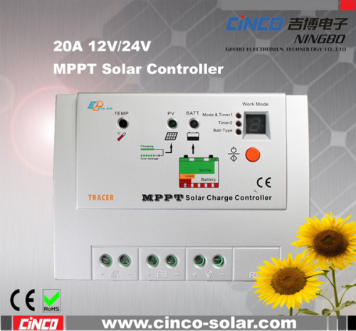 Mppt Controller, 20a 12v/24v Mppt Solar Charge Controller, High Quality ...