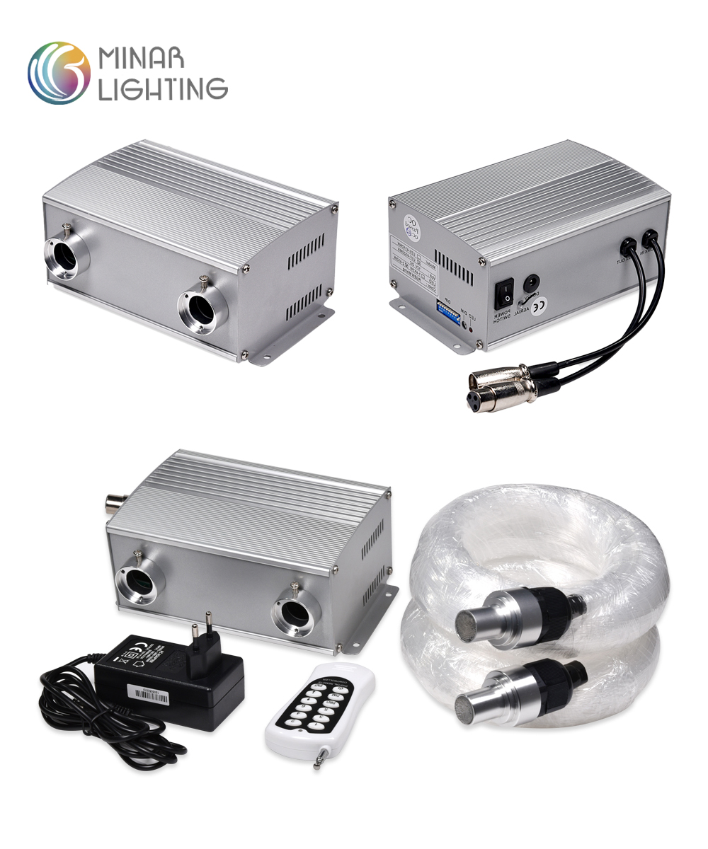 5w 6 Colors Led Fiber Optic Light Engine With Dmx Control For Star ...