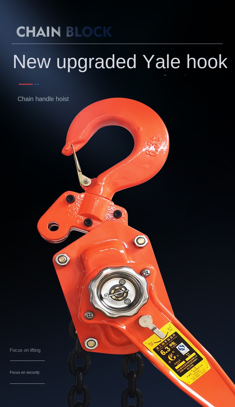 Types And Capacities Of Hand Chain Hoists: 0.75ton, 1.5ton, 3ton, 6ton ...