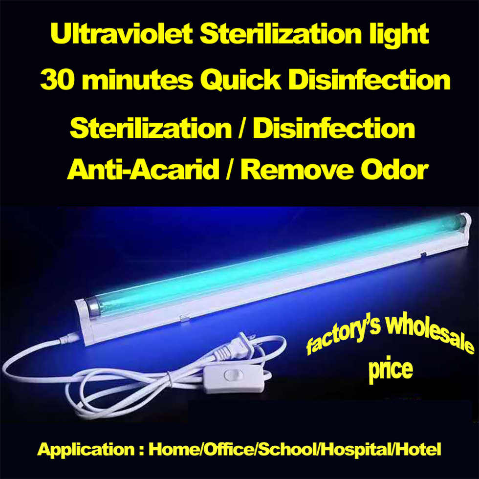 Uv Sterilizing Lamp T5 Tube 14w Disinfection Light, High Quality Uv ...