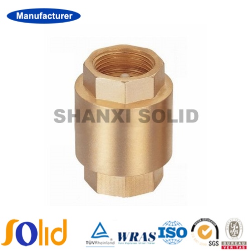 Non Return Brass Vertical Spring Check Valve, High Quality Non Return ...