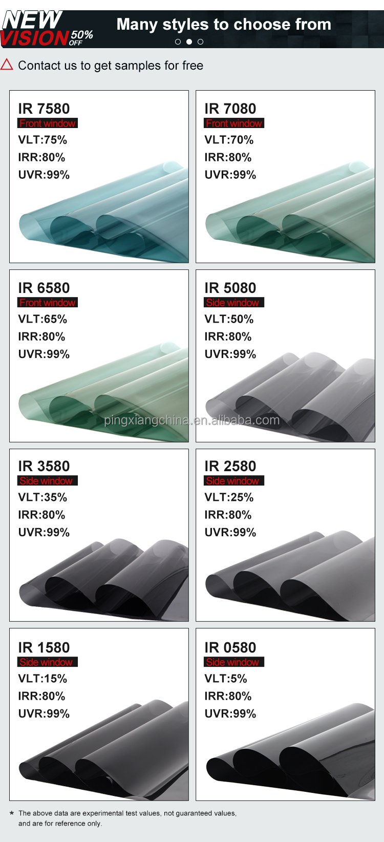 3m Quality Sun Control Nano Ceramic Window Film - 5%, 30%, 70% Vlt Car ...