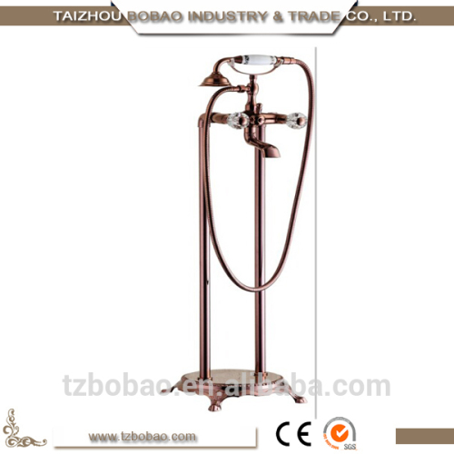 Classical Antique Brass Floor Standing Telephone Shower Shower Set With ...