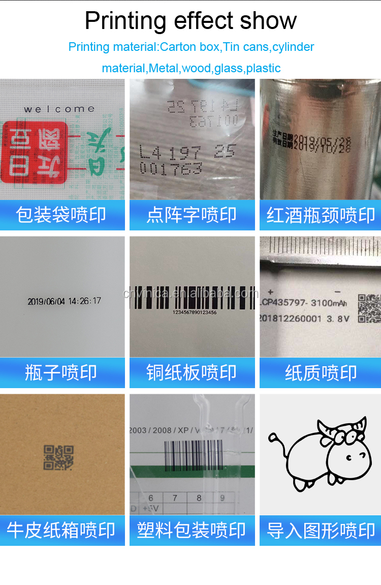 Industrial Static Desktop Expiry Date Code Printer With Touch Screen ...