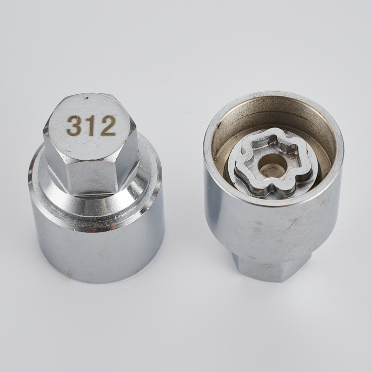 Temo #301-330 Anti-theft Wheel Lug Nut Removal Socket Key For Mercedes ...