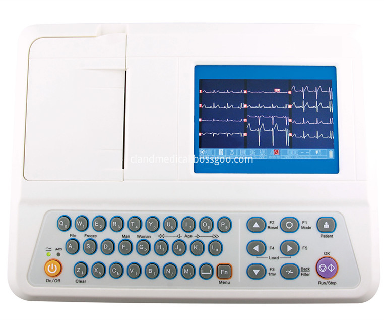Portable Digital 3 Channel Ecg Medical Electrocardiograph, High Quality ...