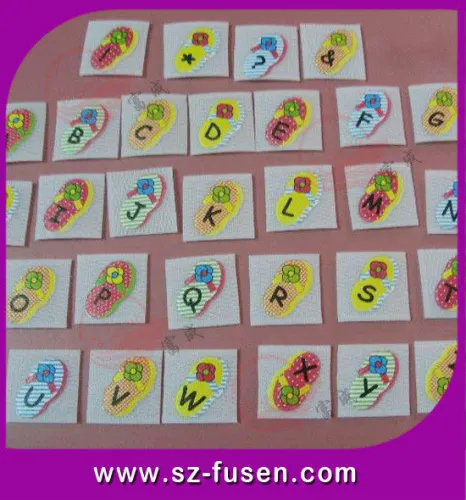 Oem Nylon Pretty Velcro Letters , Velcro Patches Decorative Wall ...