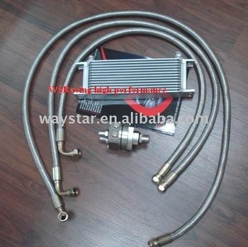 17 Rows Racing Oil Cooler Kit With Oil Line, High Quality 17 Rows ...